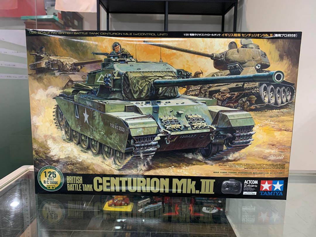 Tamiya RC British tank Centurion Mk.III (with Control Unit) Details (RC Model) Scale (1/25 ...