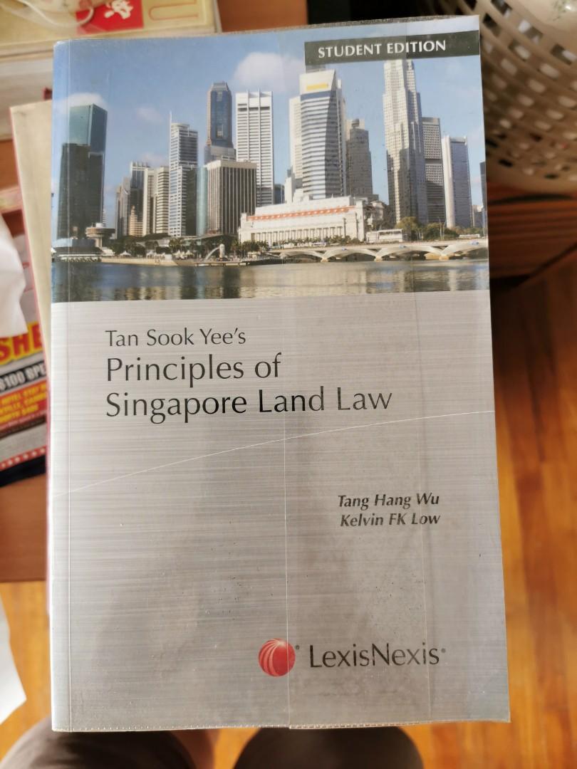Tan Sook Yee's Principles of Singapore Land Law, Hobbies & Toys, Books ...
