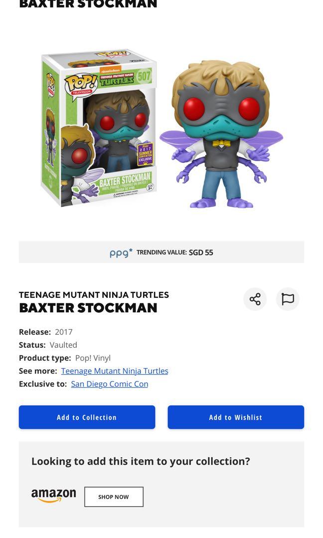 TMNT Funko Pop-Baxter Stockman Set, Hobbies & Toys, Toys & Games on ...