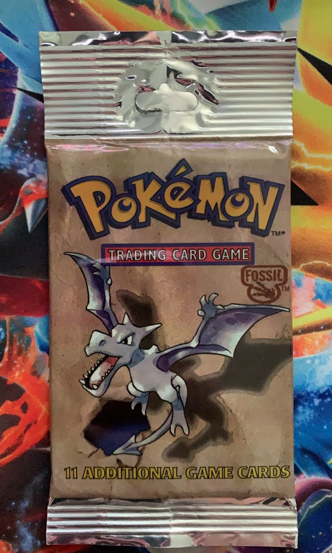 Vintage pokemon fossil pack, Hobbies & Toys, Toys & Games on Carousell