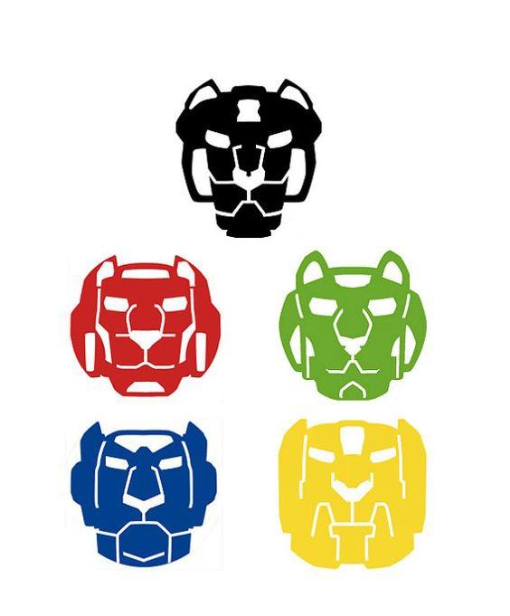 Vinyl decal Voltron sticker waterproof 聖戰士 百獸王 防水貼紙 滑雪 滑雪板 電腦 行李箱 車 行李篋 ...