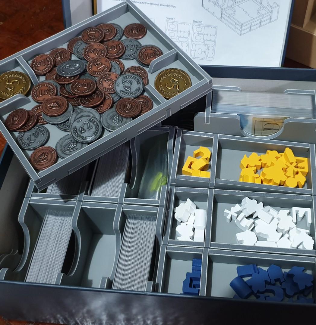 Viticulture Essential Edition (with Metal coins n folded space insert/cards sleeved), Hobbies ...