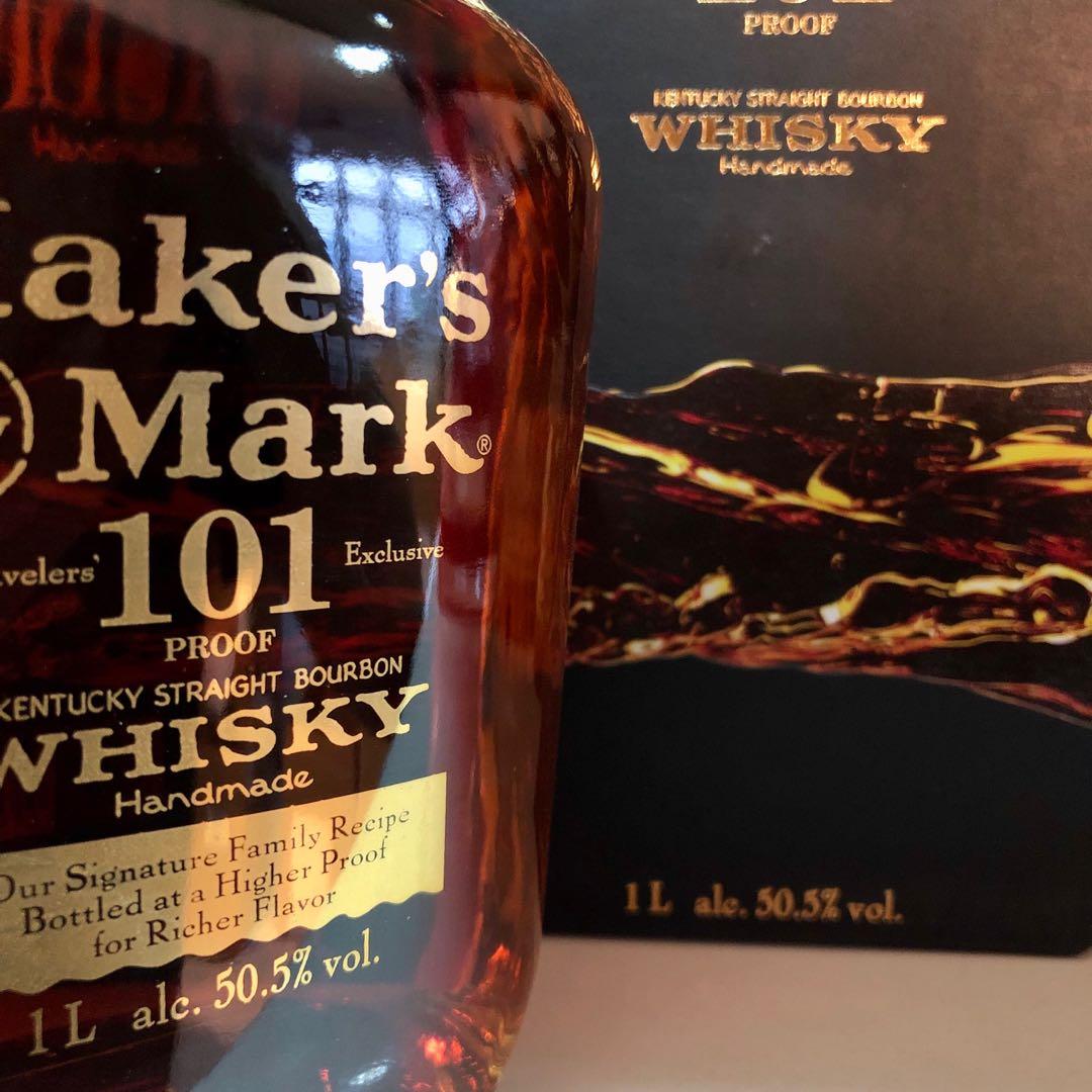 1L Maker’s Mark 101 Bourbon Whiskey Whisky 50.5% ABV with box 1000ml ...