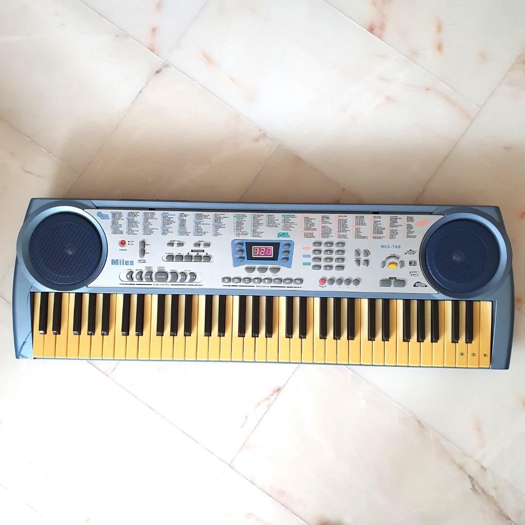 66 Keys Electronic Keyboard Piano, Hobbies & Toys, Music & Media, Musical Instruments on Carousell