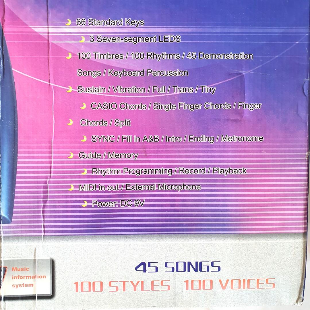 66 Keys Electronic Keyboard Piano, Hobbies & Toys, Music & Media ...