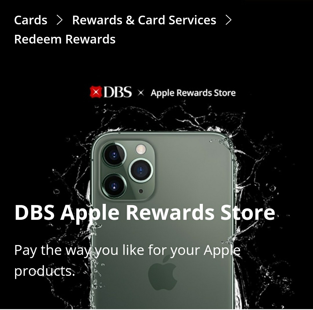 $96 DBS apple rewards store voucher code for $50, Mobile Phones ...