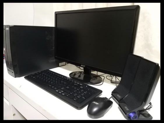 Acer Aspire Desktop Set, Computers & Tech, Desktops on Carousell