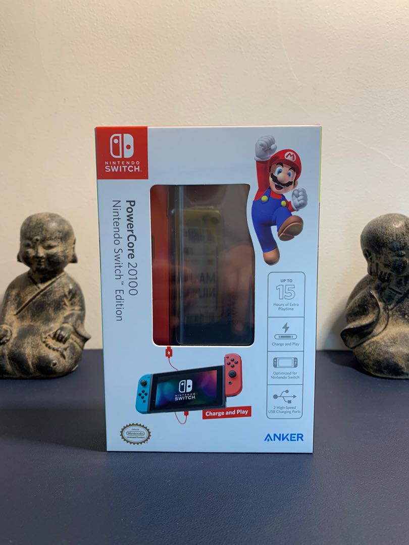 Anker PowerCore 20100 Nintendo Switch Edition, Video Gaming, Gaming ...