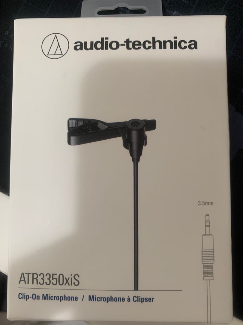 Audio-Technica Clip-on mic, Audio, Microphones on Carousell