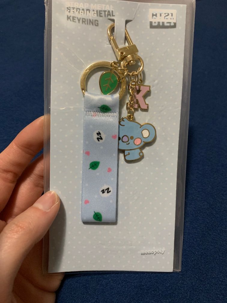 BT21 Baby Koya Monopoly Metal Keyring, Entertainment, K-Wave on Carousell