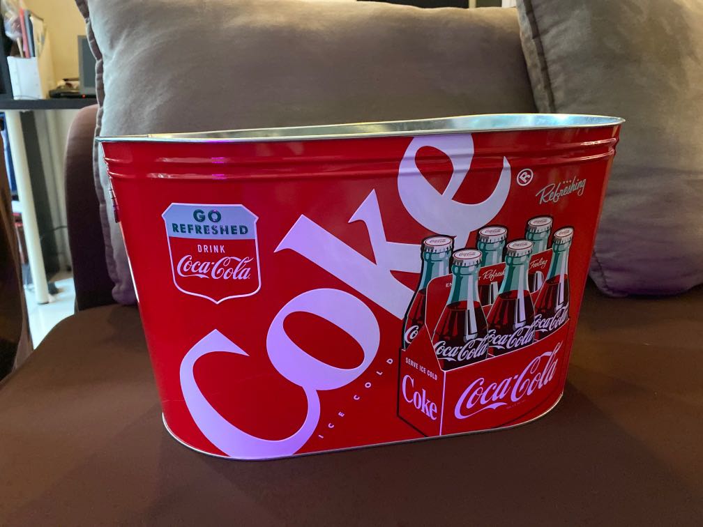 Coke Ice Bucket, Food & Drinks, Alcoholic Beverages on Carousell