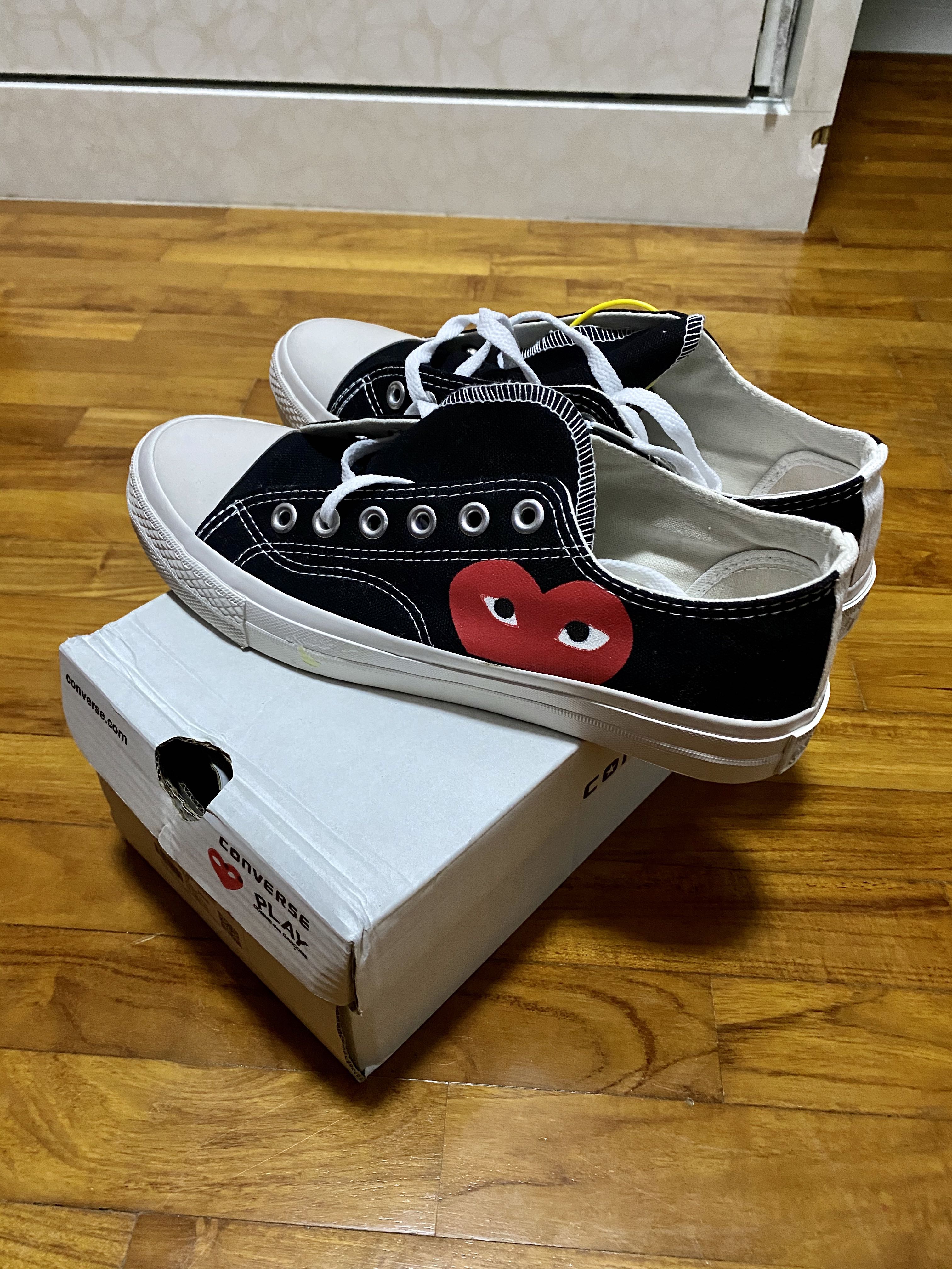 Converse x CDG, Women's Fashion, Footwear, Sneakers on Carousell