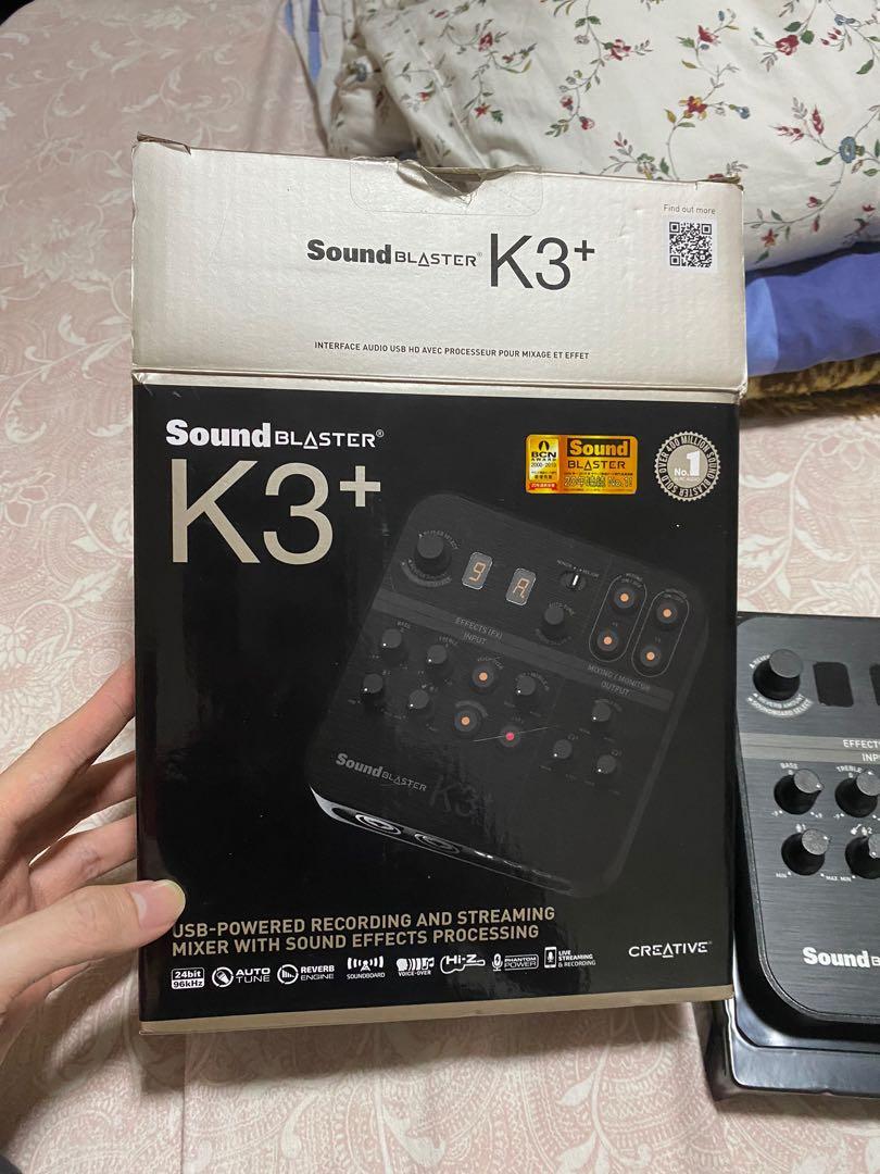 Creative sound blaster K3+ audio interface/ Soundcard, Audio, Other ...