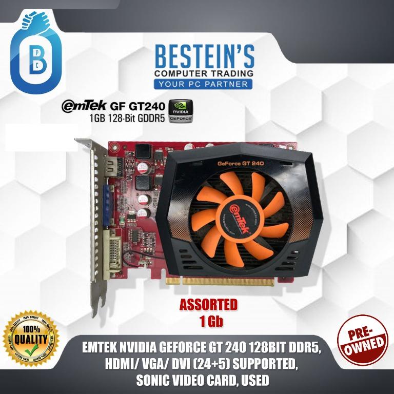 スペシャルオファ GALAXY Technology GeForce GT240 512MB DVI-I VGA HDMI PCI ...