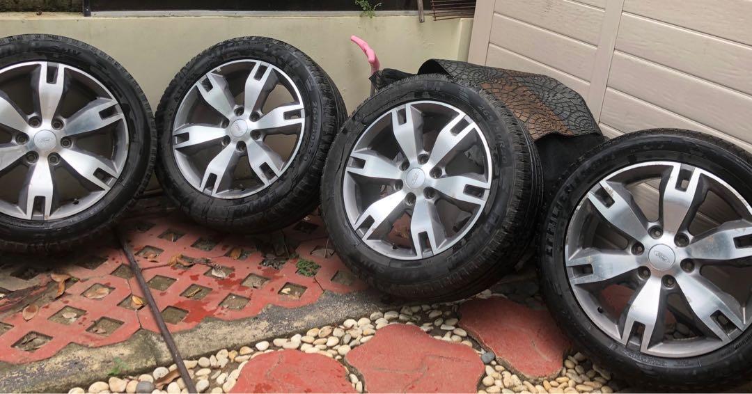 Ford Everest Titanium Mags and Tires, Car Parts & Accessories, Mags and ...