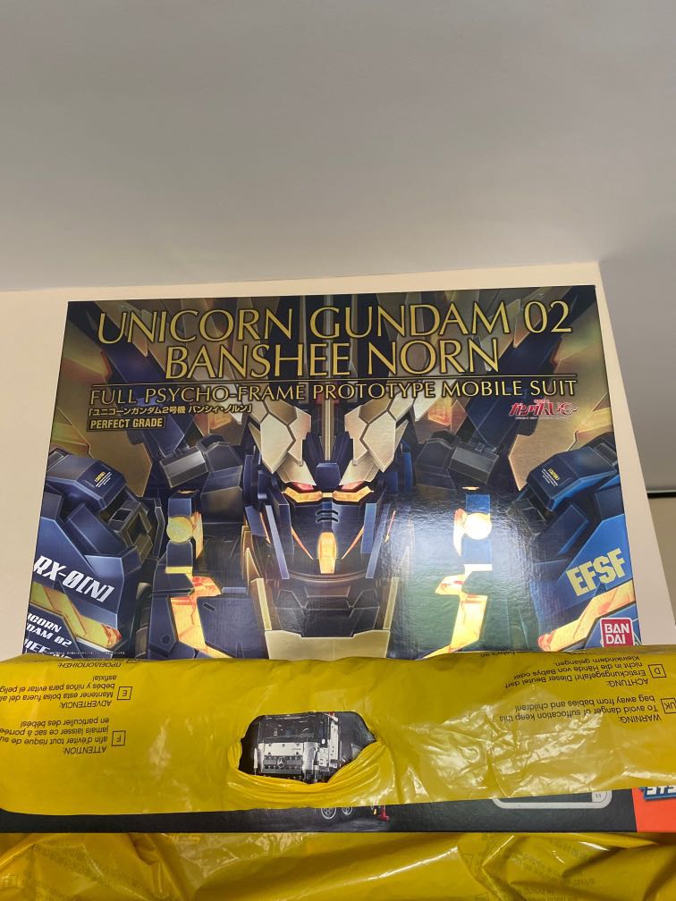 Gundam PG banshee, Hobbies & Toys, Toys & Games on Carousell