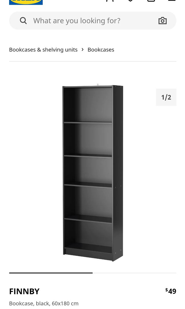 IKEA Finnby bookshelf, Furniture & Home Living, Furniture, Shelves ...