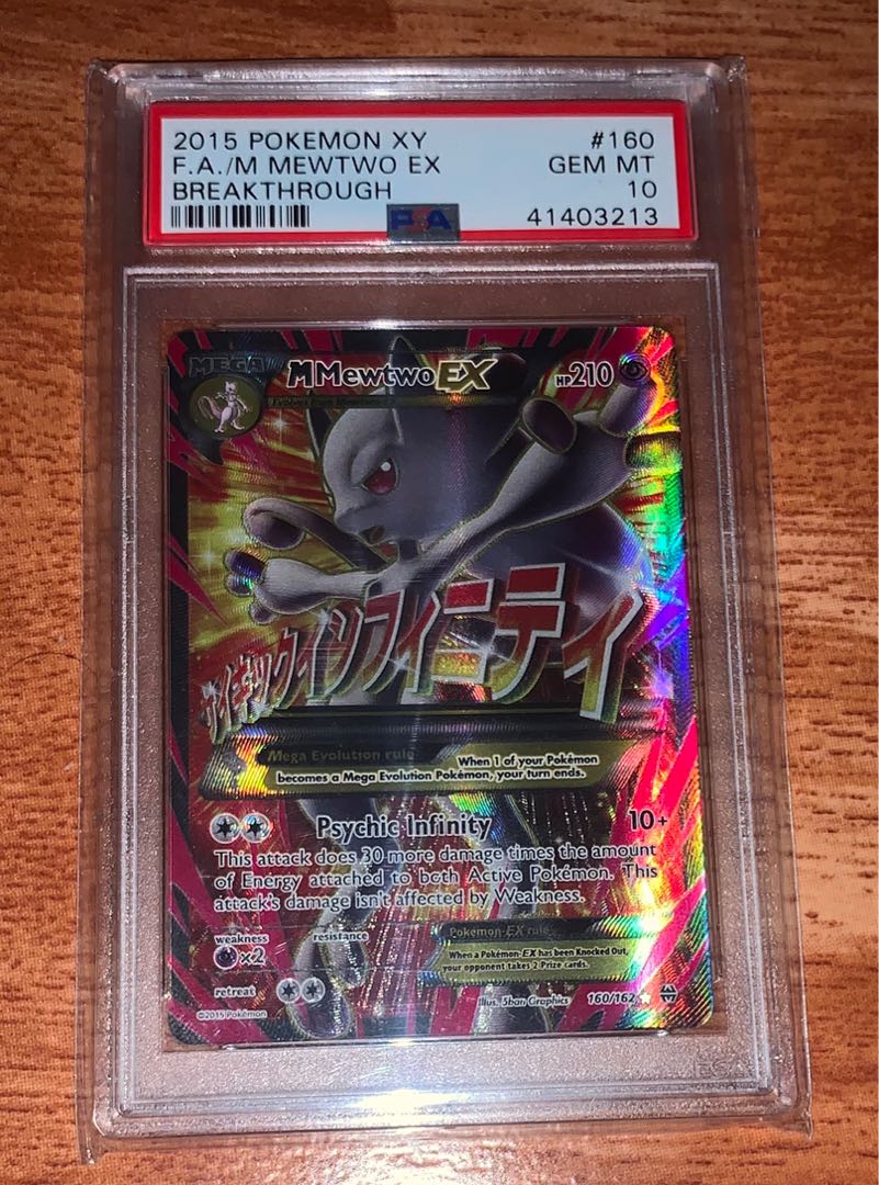 Mega Mewtwo EX PSA 10 Pokemon, Hobbies & Toys, Toys & Games on Carousell