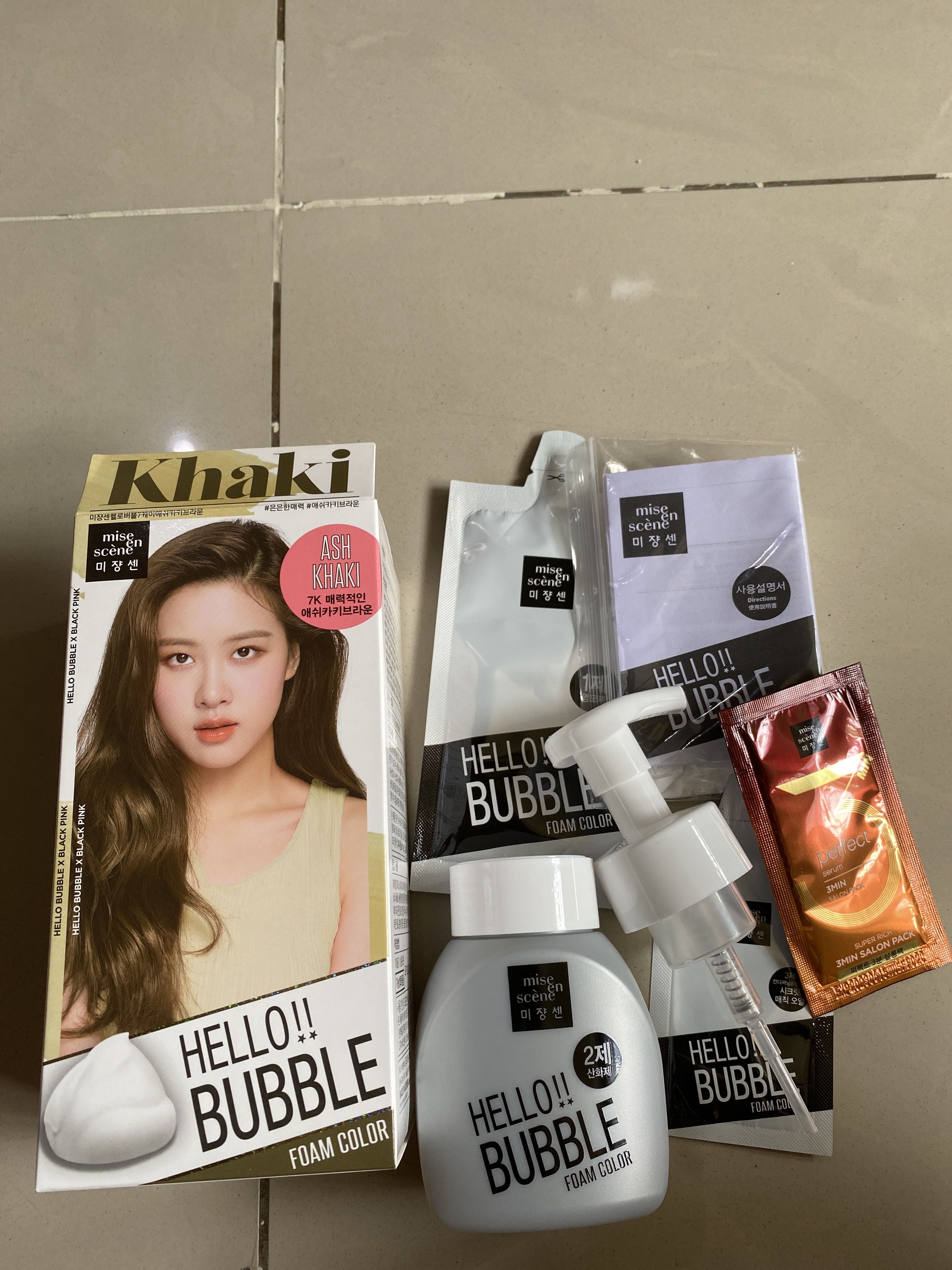 Mise en scene hello bubble ash khaki brown, Kesehatan & Kecantikan ...