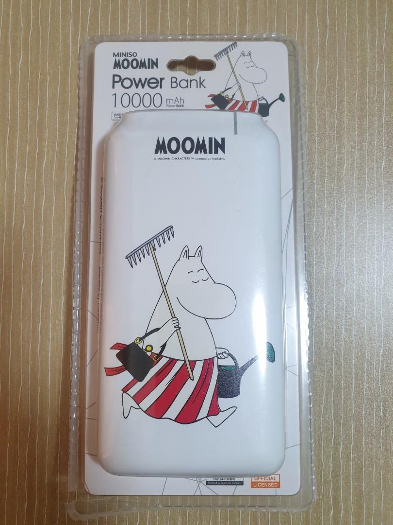 Moomin Miniso Portable Charging Power Bank 10000mah, Computers & Tech ...