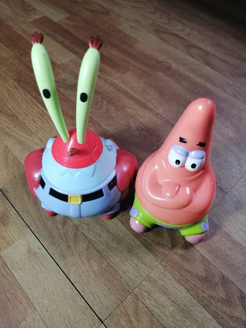 Mr. Krabs and Patrick Star Toys, Hobbies & Toys, Toys & Games on Carousell