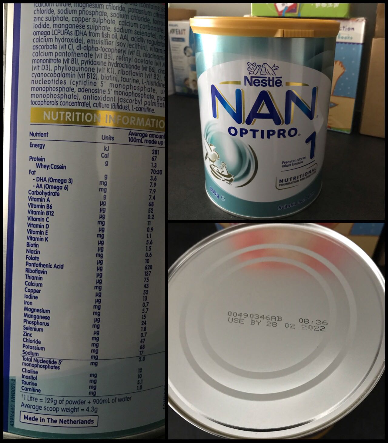 Nan opti pro stage 1, Babies & Kids, Nursing & Feeding, Weaning ...