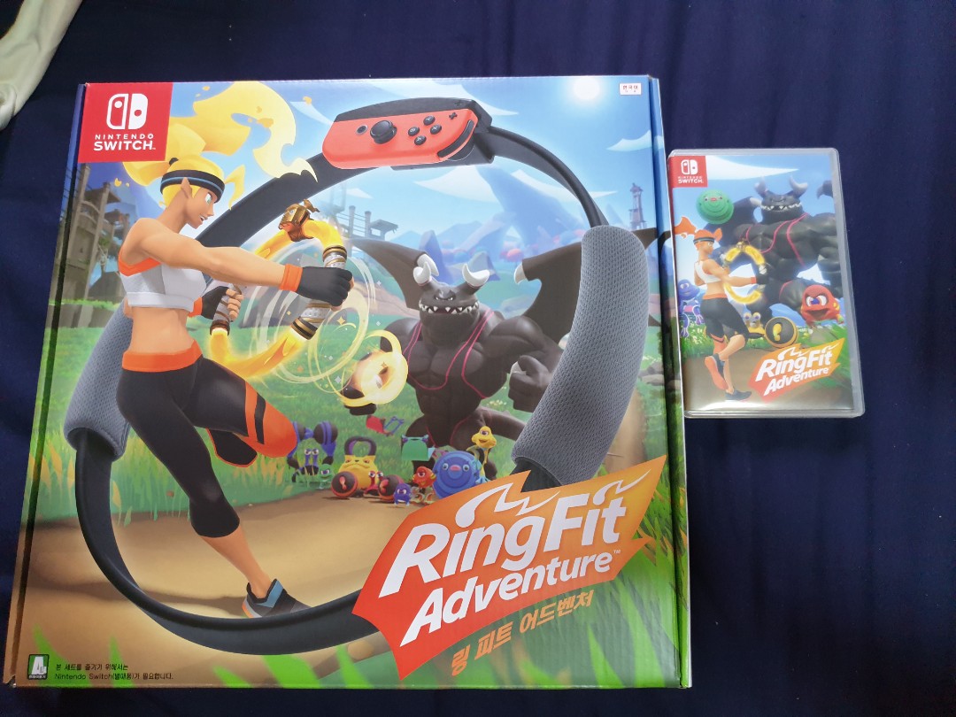 Nintendo Switch Ring Fit Adventure, Video Gaming, Video Games, Nintendo ...