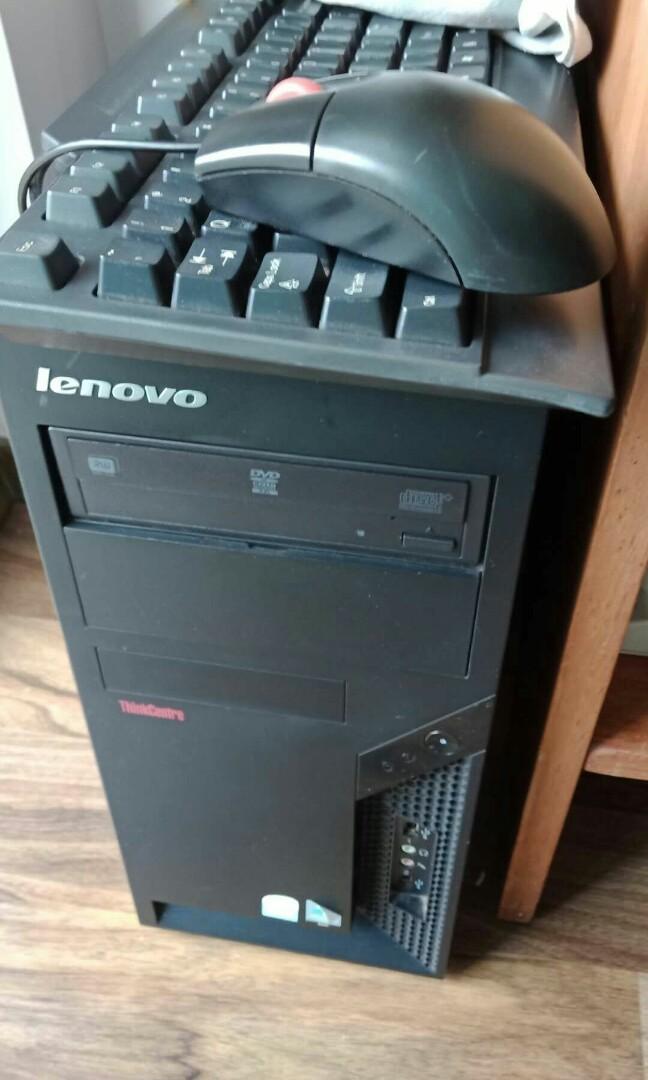 [Set] Lenovo ThinkVision & ThinkCentre with FREE keyboard and mouse ...