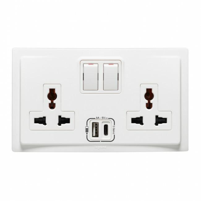 Power Socket with USB, TV & Home Appliances, Electrical, Adaptors ...