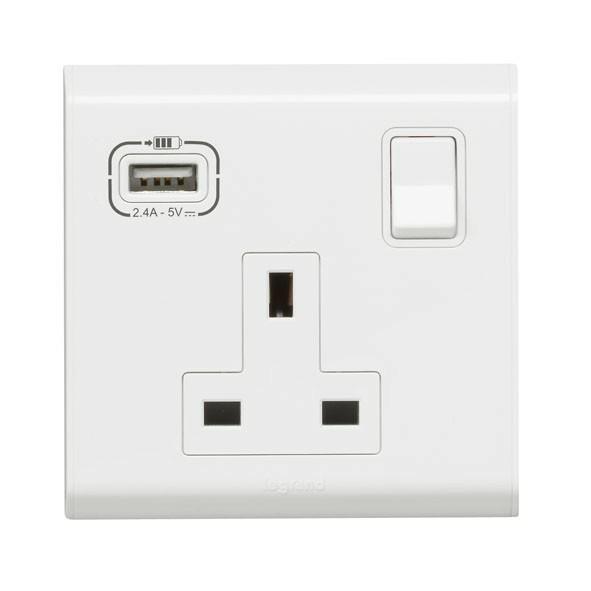 Power Socket with USB, TV & Home Appliances, Electrical, Adaptors ...