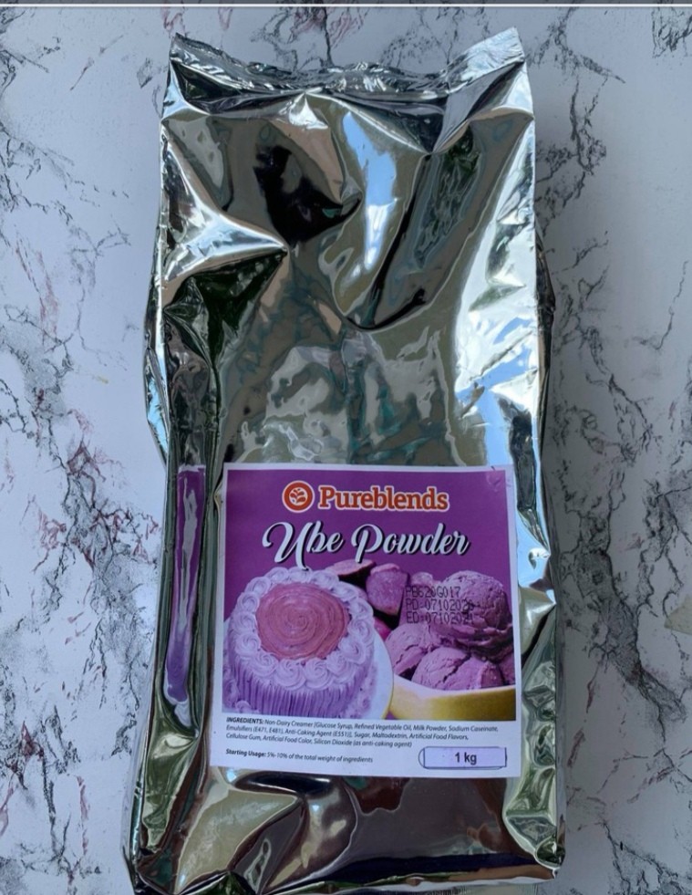 Pureblends 1kg ube powder, Food & Drinks, Local Eats on Carousell