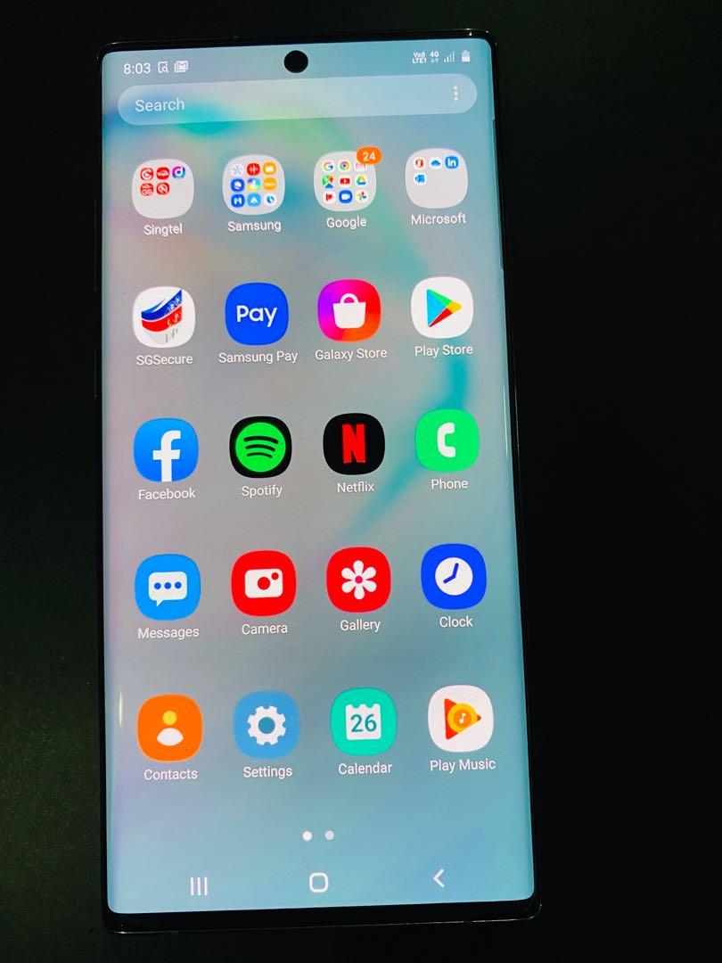 Samsung Note 10 plus till July 21 warranty with singtel damage cover ...