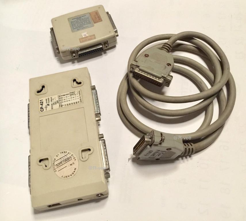 Serial Printer Cable and Data Ports Vintage/Old School - As Set ...