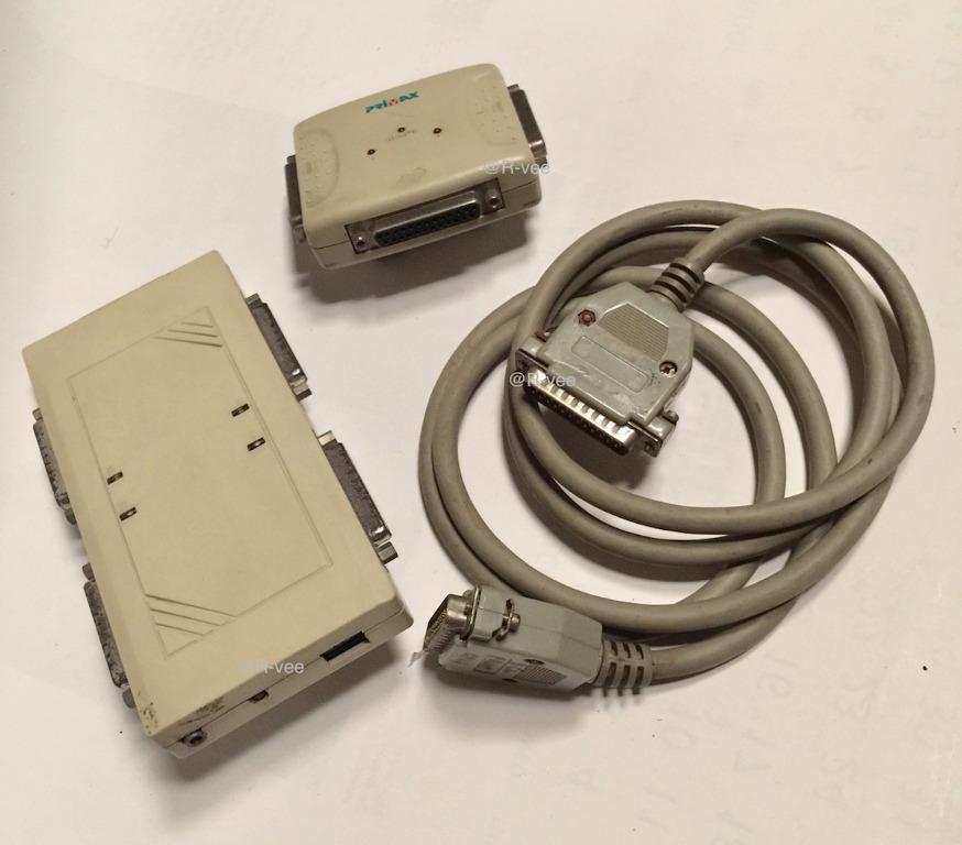 Serial Printer Cable and Data Ports Vintage/Old School - As Set ...