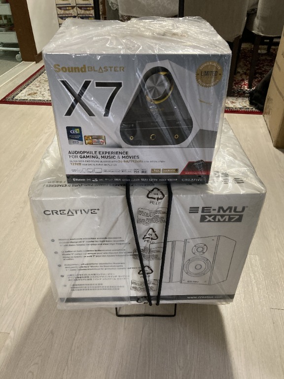 Sound Blaster X7 and EMU-XM7, Audio, Other Audio Equipment on Carousell