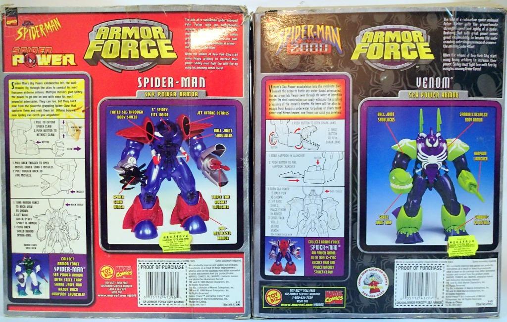 Spider-man 2000 Armor Force Sky Power Armor Sea Power Armor, Hobbies ...