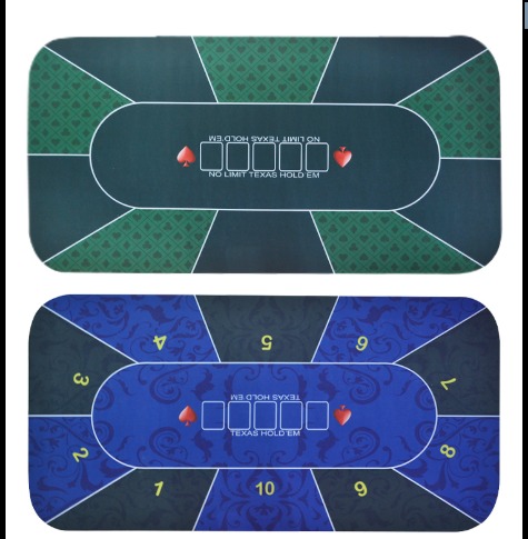 Texas Holdem Poker Mat, Hobbies & Toys, Toys & Games on Carousell