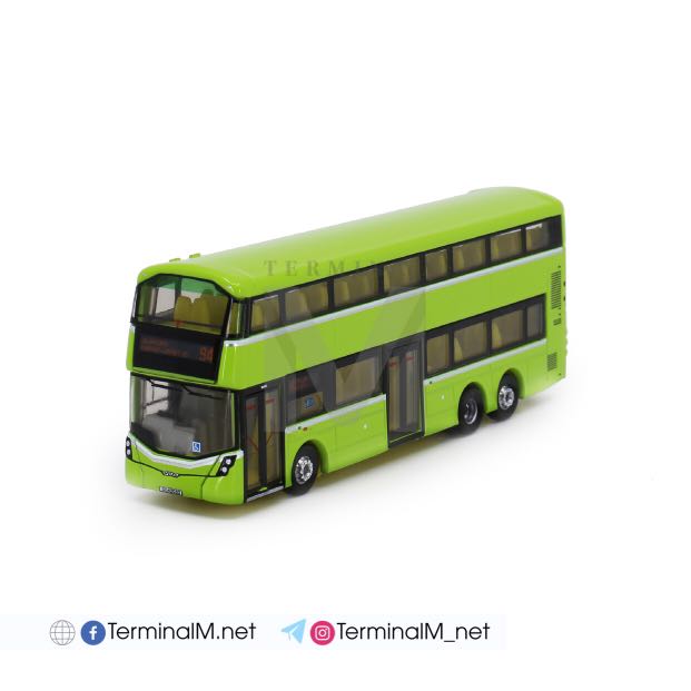 Tiny SG05 Volvo B8L Singapore Bus Diecast Model / SBS Transit / 1:110 ...