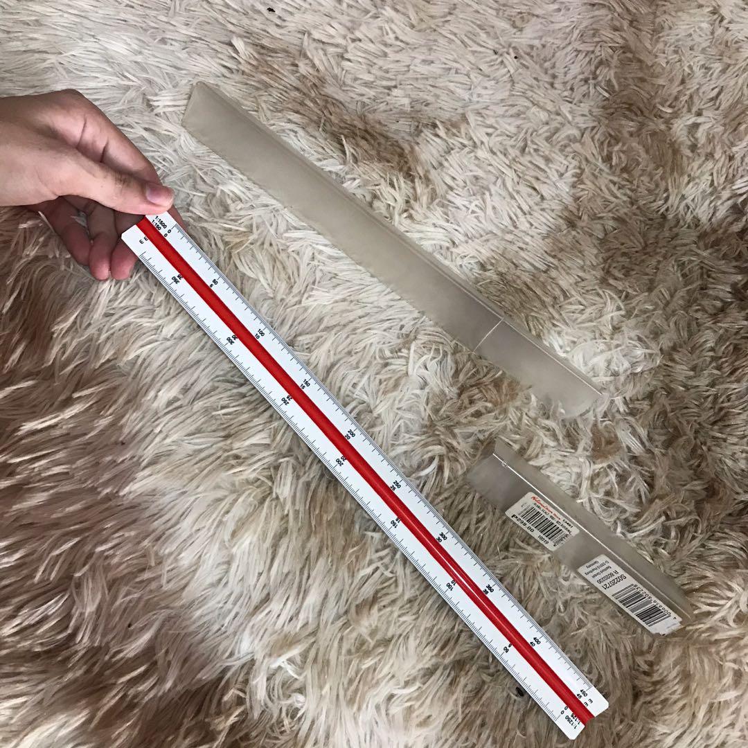 Triangular Metric Scale Ruler, Hobbies & Toys, Stationary & Craft ...