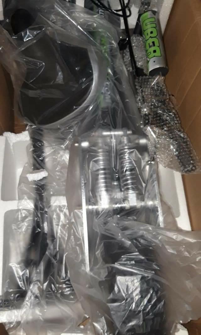 UBER EVO 71cc 2stroke Gas Foldable scooter, Sports Equipment, Sports ...