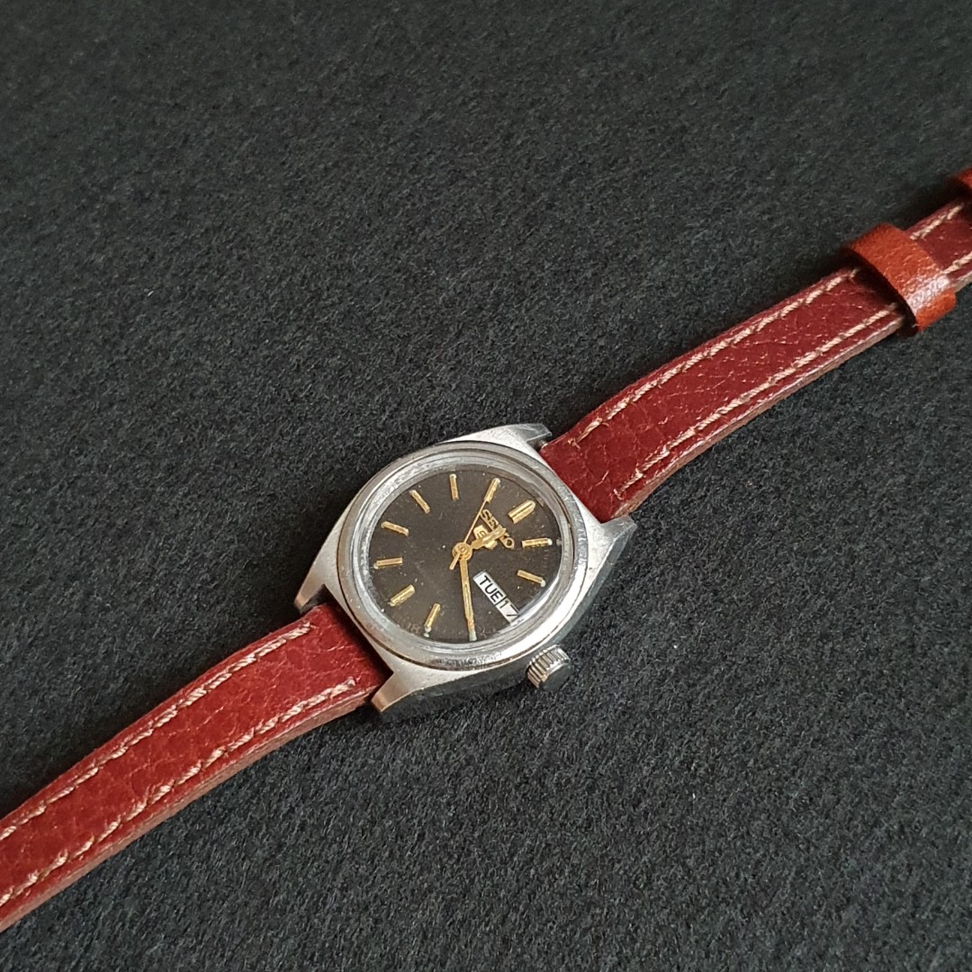 Vintage Seiko 5 2906-0390 Ladies' Watch with Kanji Date Wheel, Women's ...