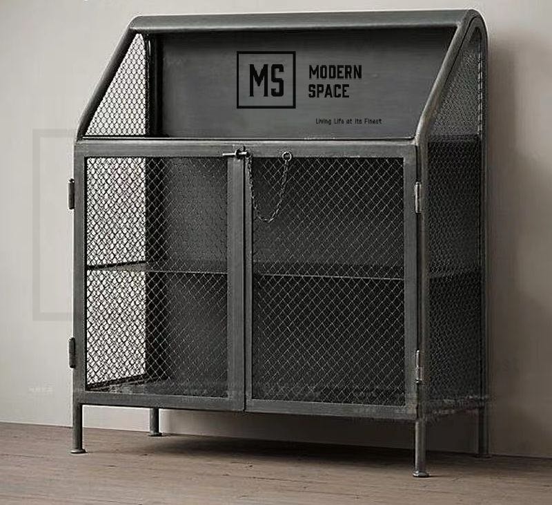WARDEN Industrial Display Cabinet / SDR338, Furniture & Home Living ...