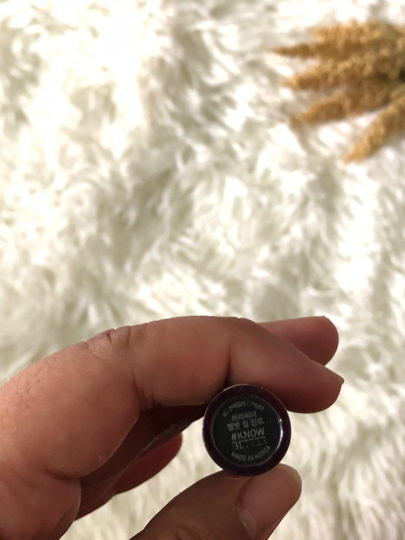 3CE VELVET LIP TINT SHADE KNOW BETTER, Beauty & Personal Care, Face ...