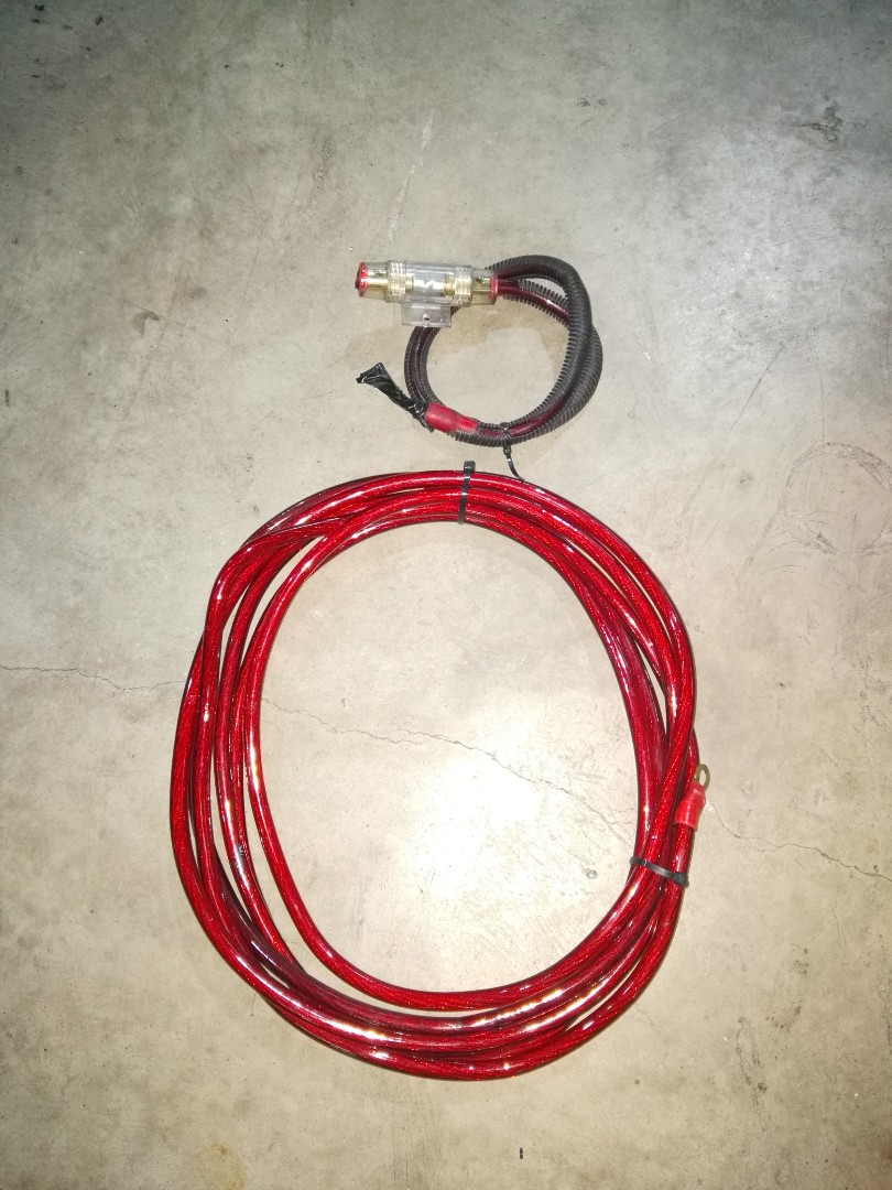 5m power cable with in-line fuse holder, Car Accessories, Accessories ...