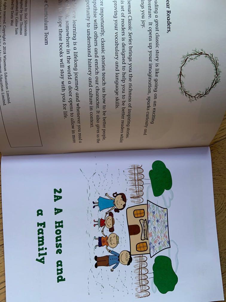 天虹小學 主題教科書 the giving tree by shell Silverstein 2 a house and a family ...