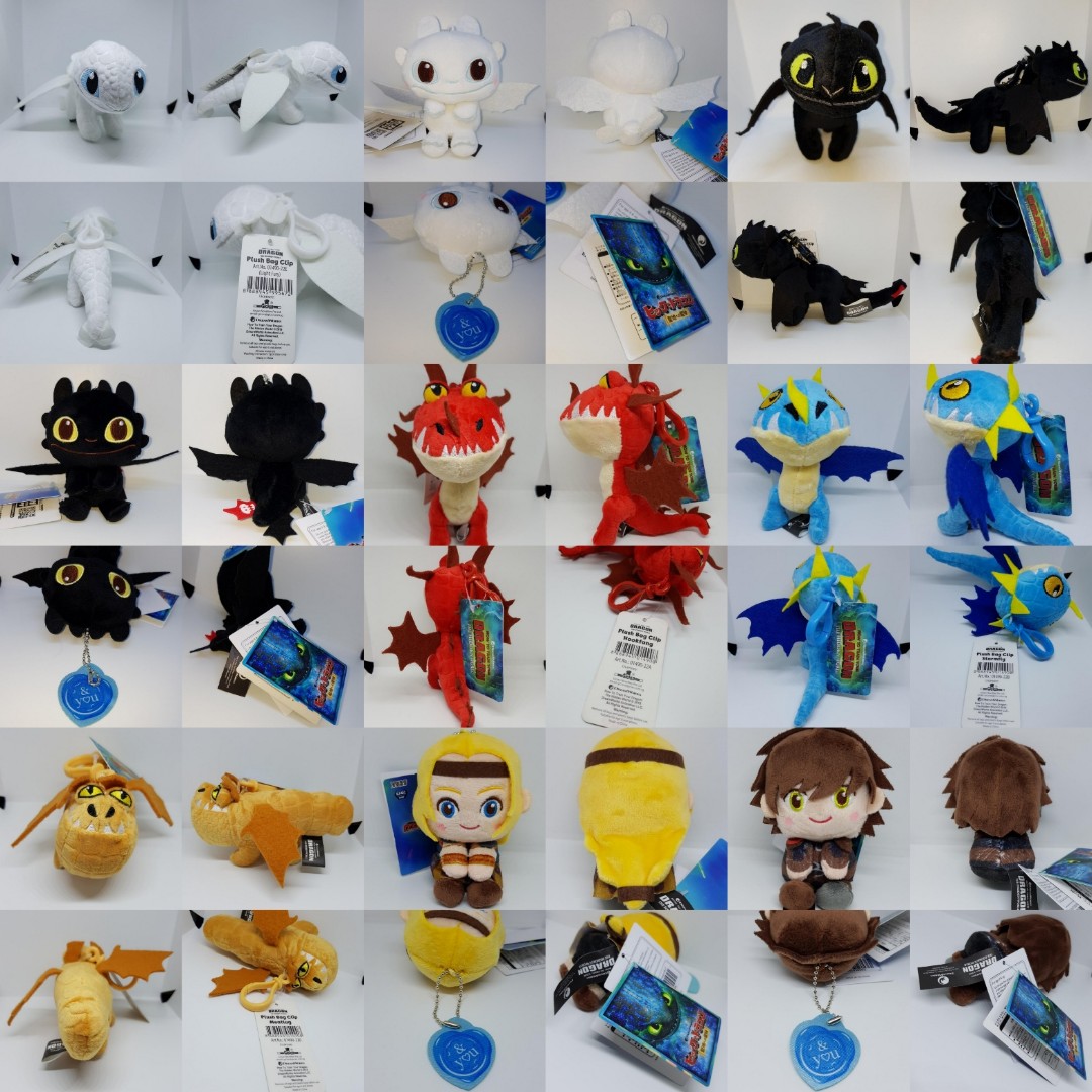 Brand New 5" 4" DreamWorks How To Train Your Dragon Light Fury ...