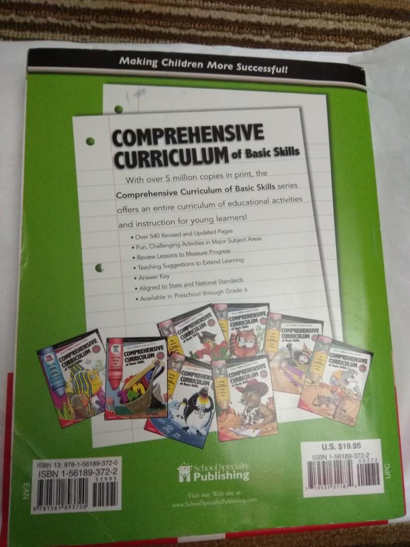 Comprehensive Curriculum of Basic Skills - Grade 5, Hobbies & Toys ...
