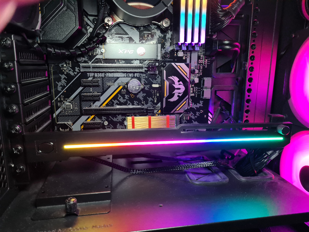 Cooler Master ELV8 Universal Graphics Card Holder, ARGB Illumination ...