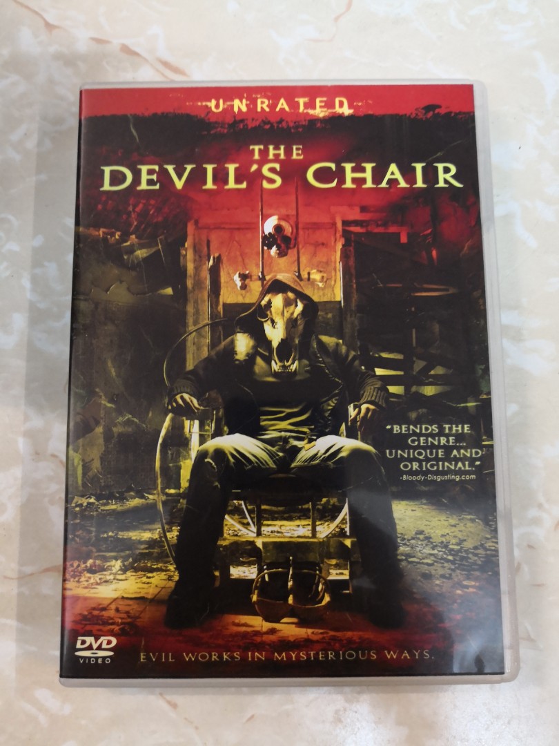 DVD 0212 惡魔的椅子 The Devil's Chair, 興趣及遊戲, 收藏品及紀念品, 明星周邊 - Carousell