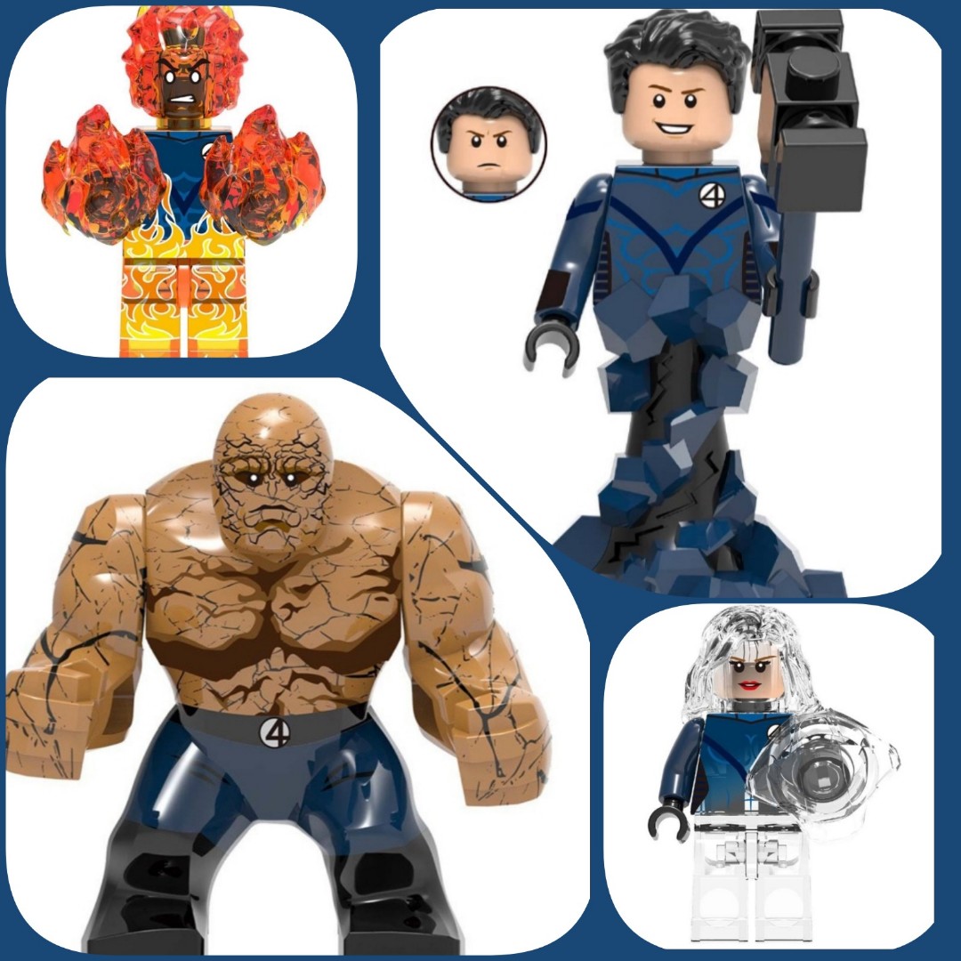Marvel / Fantastic Four Alternative Minifigures, Hobbies & Toys, Toys ...